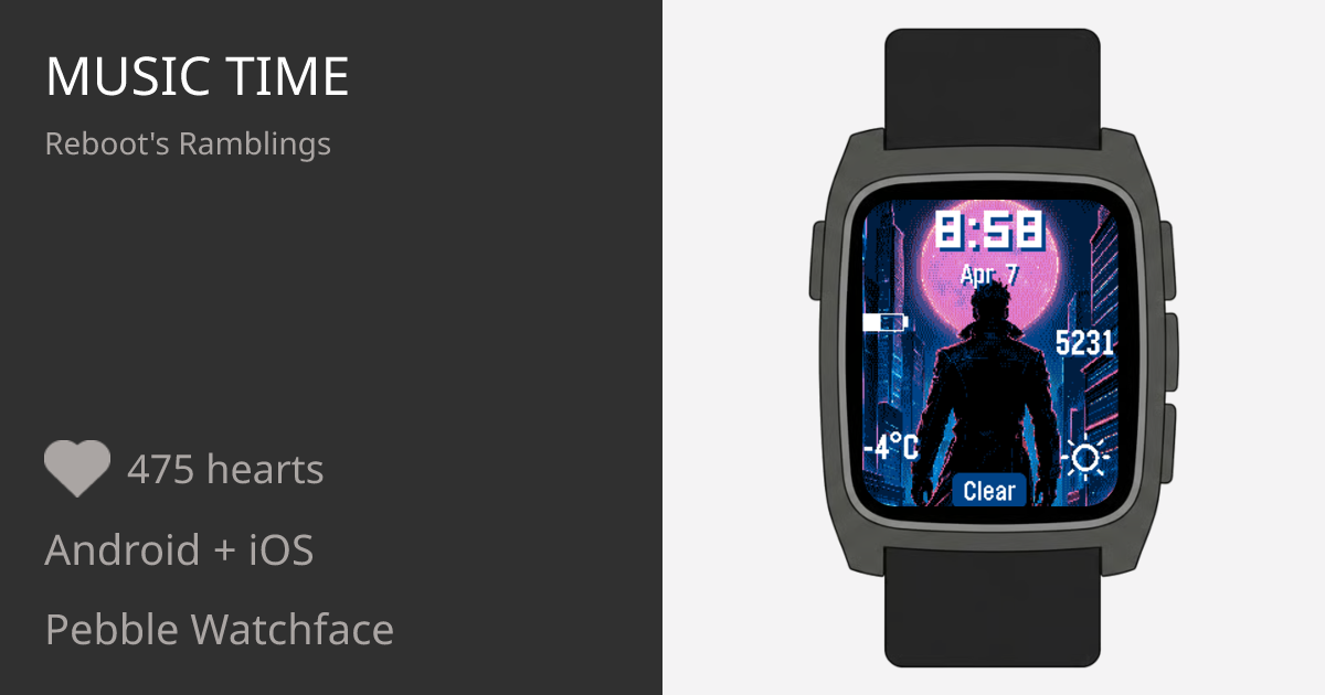Music Time - Pebble Appstore